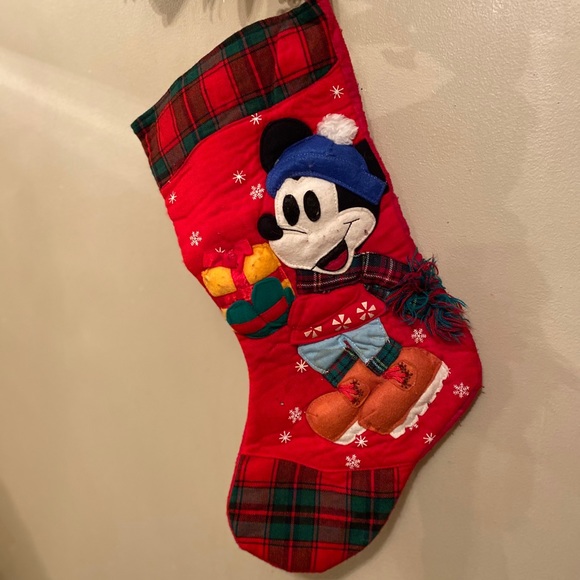 Holiday | Vintage Mickey Mouse Felt Stocking | Poshmark